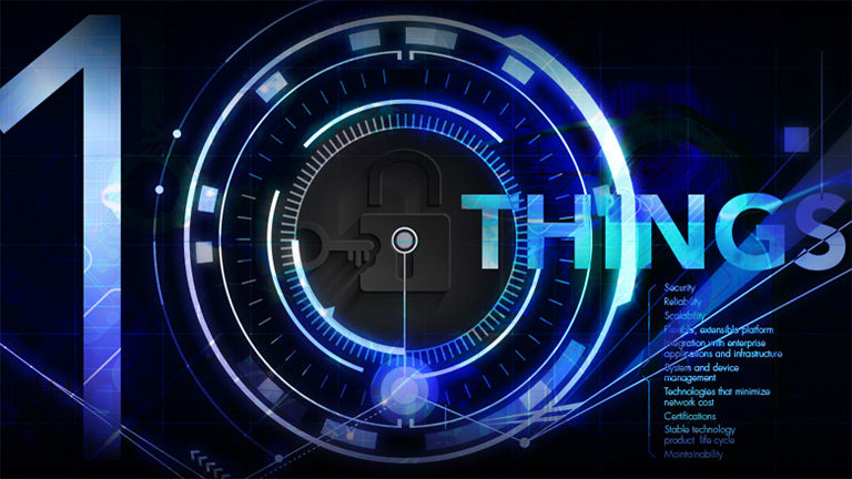 10 Things Every Intelligent Systems Needs